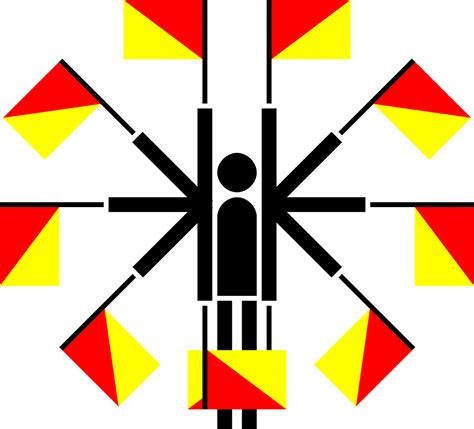 Download Semaphore Flag Positions Royalty Free Vector Graphic Pixabay