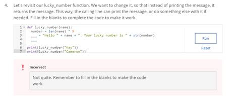 Solved 4 Lets Revisit Our Lucky Number Function We Want