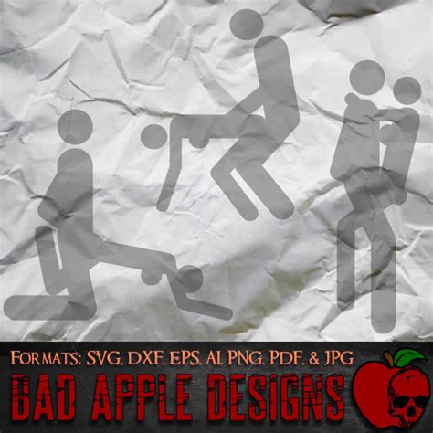 Stick Figure Sex Position Bundle High Resolution Svg AI Etsy
