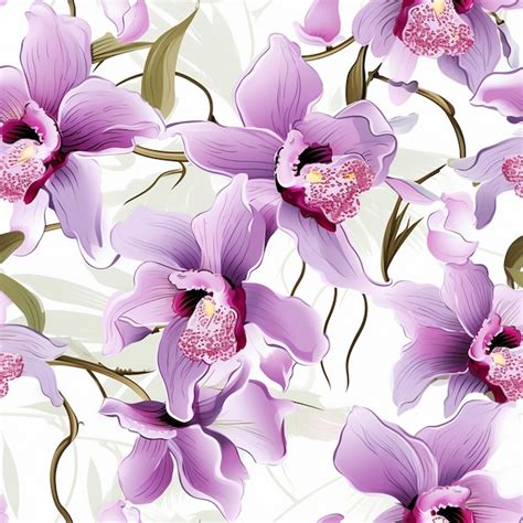 Premium Ai Image Abstract Orchid Pattern Premium Ai Image Abstract Orchid Pattern