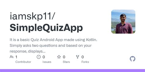 Github Iamskp11 Simplequizapp It Is A Basic Quiz Android App Made