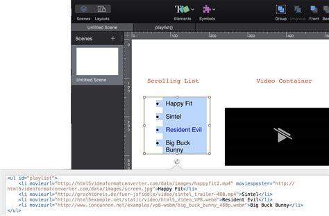 Adding A Simple Video Player Using Javascript With Hype Tumult Forums