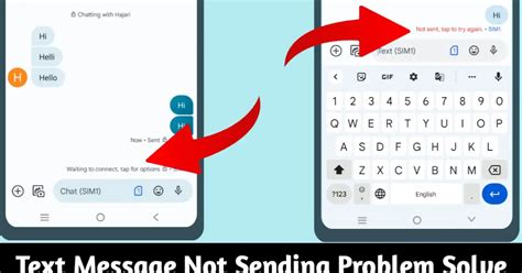 मैसेज एप्लीकेशन में Waiting To Connect Tap For Options प्रॉब्लम को
