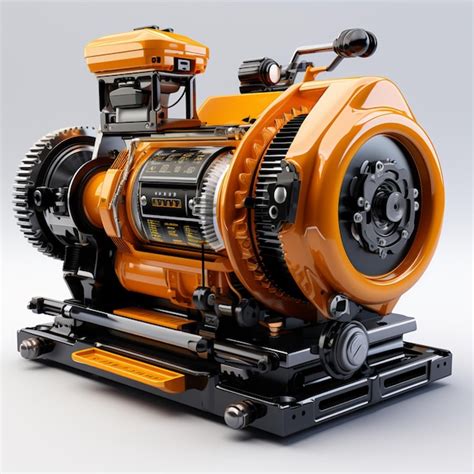 Premium Ai Image Socketing Machine On White Background