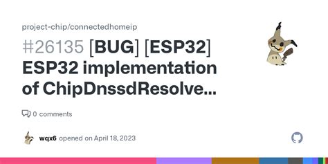 Bug Esp32 Esp32 Implementation Of Chipdnssdresolve Does Not Query
