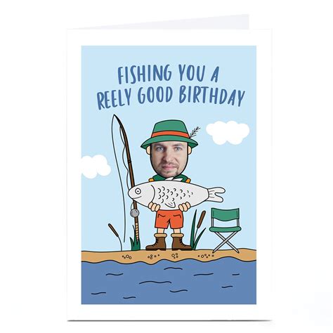 Buy Photo Birthday Card Fishing You A Reely Good Birthday For Gbp 2
