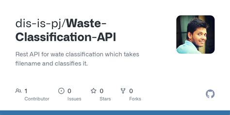 Github Dis Is Pjwaste Classification Api Rest Api For Wate Classification Which Takes