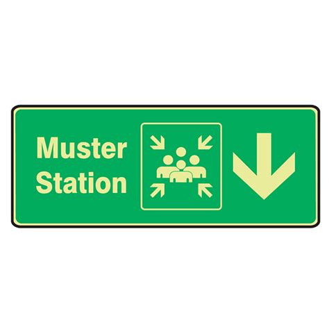 Muster Station Sign Banner House