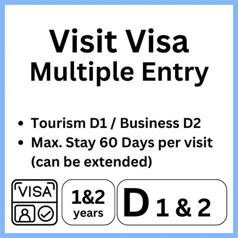 Indonesia Multiple Entry Visit Visa Application Service D Type