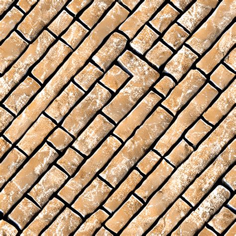 Cream Cobblestone Floor Texture Pattern · Creative Fabrica