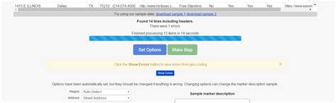 view addresses with errors easymapmaker support questions and features
