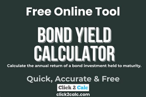 Bond Yield Calculator