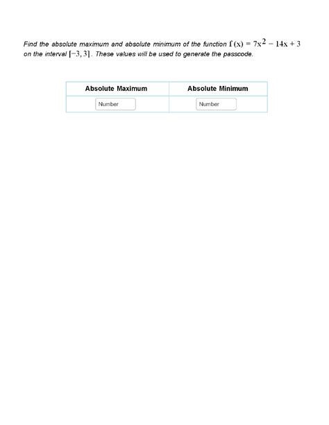 Solved Find The Absolute Maximum And Absolute Minimum Of The Chegg