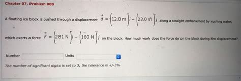 solved chapter 07 problem 008 a floating ice block is