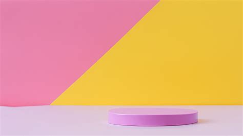 여러 가지 빛깔의 파스텔 색상의 최소한의 제품 연단 무대 0명에 대한 스톡 사진 및 기타 이미지 0명 3차원 형태 가정의 방 Istock