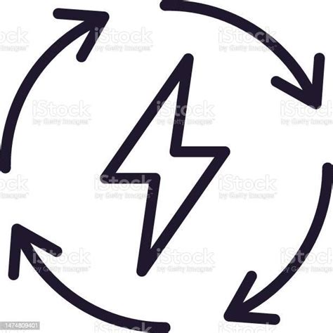 에너지 개념 배너 전단지 및 웹 사이트에 대한 현대적인 개요 고품질 그림 트렌디한 플랫 스타일로 편집 가능한 획 에너지의 선 아이콘 0명에 대한 스톡 벡터 아트 및 기타