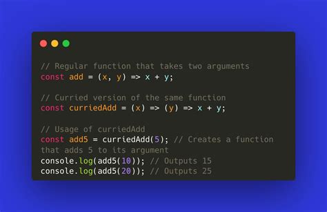 Adam Richard Turner On Linkedin Currying Is A Functional Programming
