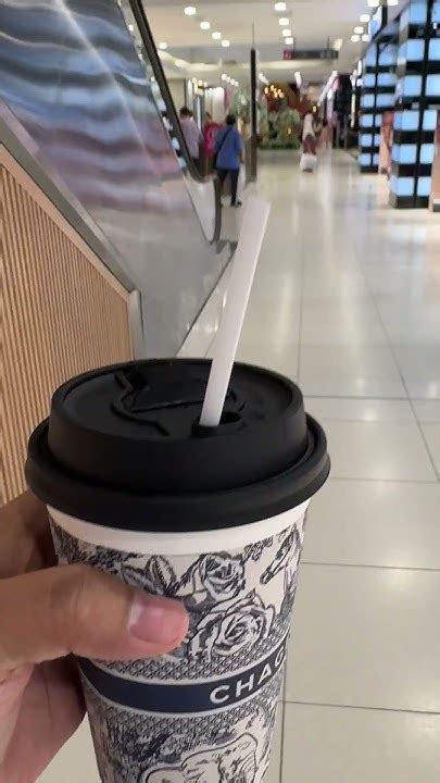 Beautiful Chagee Cup And Delicious Iced Peach Milk Tea In Youtube