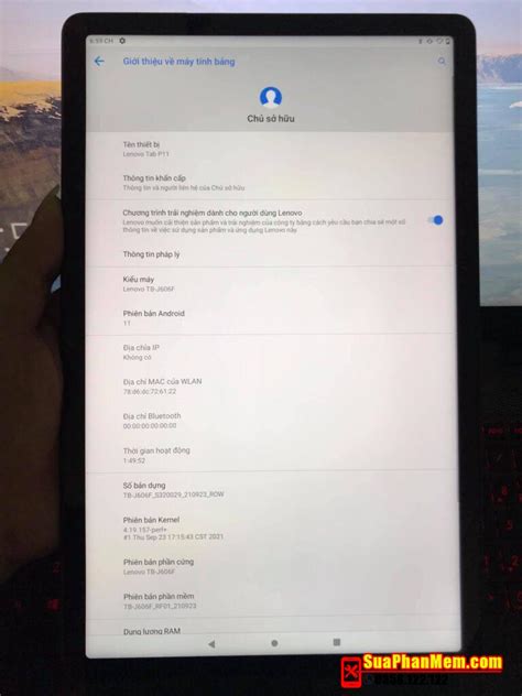 Up Rom Tiếng Việt Lenovo Xiaoxin Pad P TB J F Thành Công Suaphanmem com