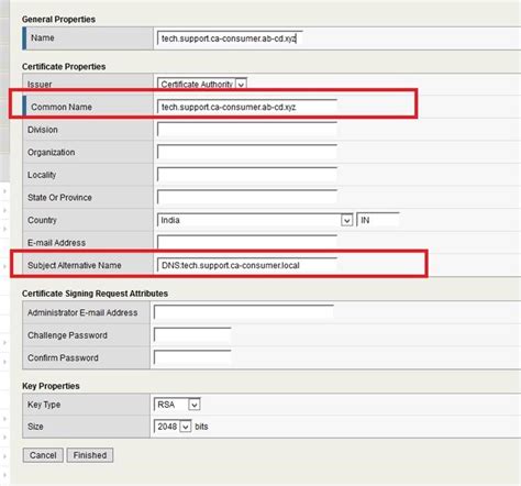 Ssl Certificate Can We Have Cn And San Name Field Each With Different Url Names Devcentral