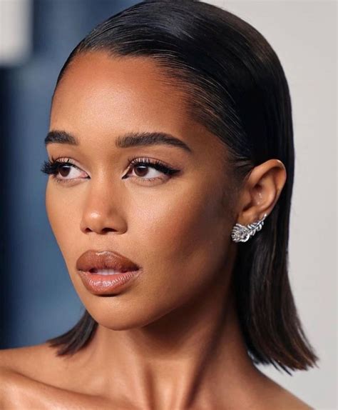 Laura Harrier On Instagram Vanity Fair Oscar Party Wearing Ysl By