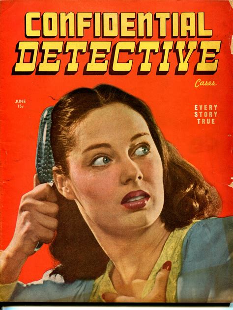 Confidential Detective 6 1946 Black Magic Firebug Pulp Crime Thrills Vg