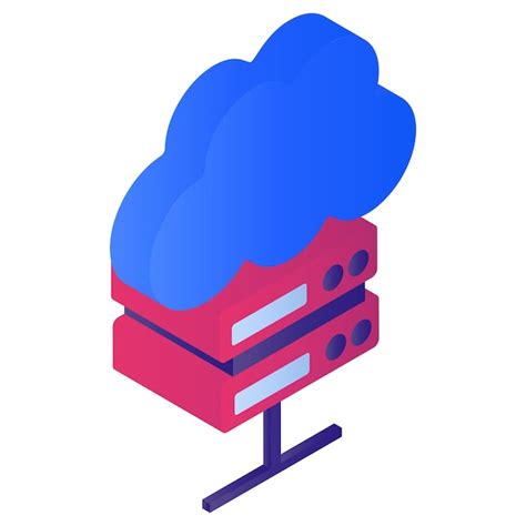 Premium Vector Proxy Node Server Isometric Concept Global Cloud