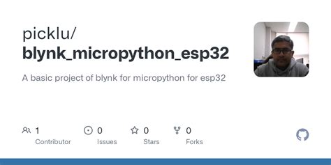 Github Picklublynkmicropythonesp32 A Basic Project Of Blynk For