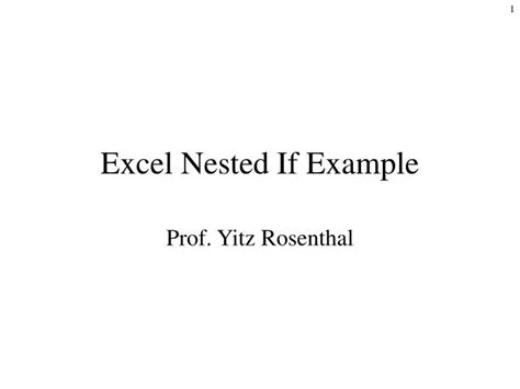PPT Excel Nested If Example PowerPoint Presentation Free Download ID 324966