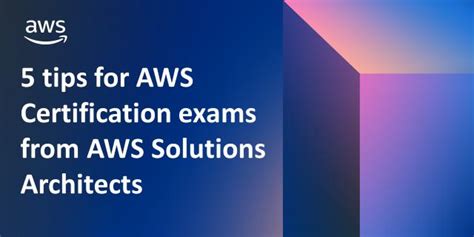 Ahmed Omran On Linkedin 5 Tips For Aws Certification Exams From Aws Solutions Architects Amazon…
