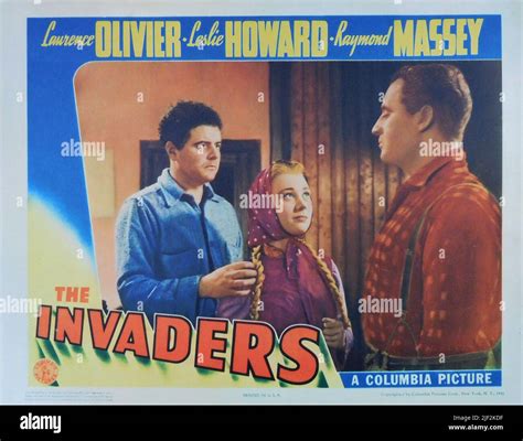 Niall Macginnis Glynis Johns And Eric Portman In 49th Parallel Aka The
