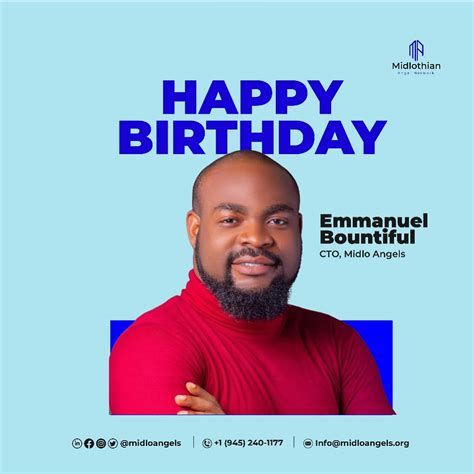 Midlothian Happy Birthday Emmanuel We Celebrate You Facebook