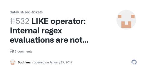 Like Operator Internal Regex Evaluations Are Not Affected By Timeout