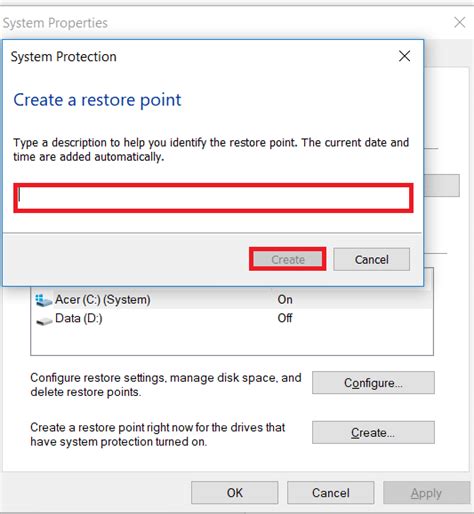 Cómo crear un punto de restauración del sistema en Windows 10