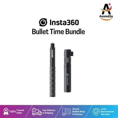 [insta360] Bullet Time Bundle Tabletop Tripod And A Selfie Stick Handle Original Lazada