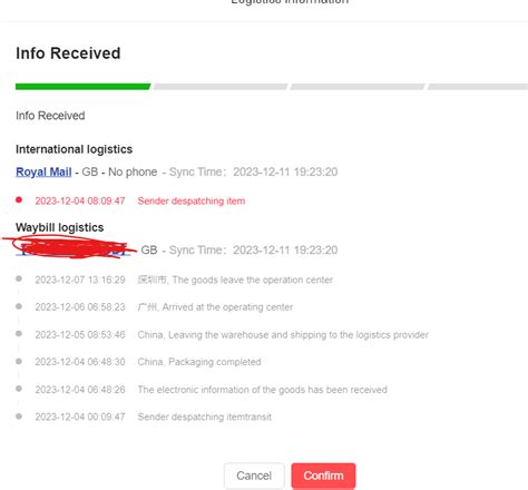 Parcel Is Stuck On The Goods Leave The Operation Center R Hagobuy