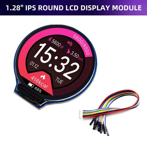 Inch Round LCD Display Module IPS Screen K RGB Colors SPI Interface For Raspberry