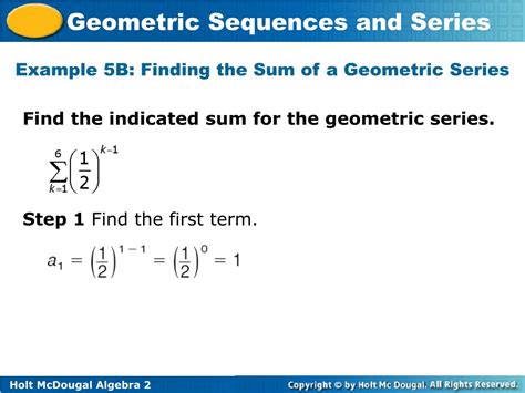 PPT Mastering Geometric Sequences Sums In Depth Examples Formulas PowerPoint Presentation