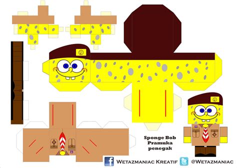 9 Cubeecraft Sponge Bob By Wetazmaniac On Deviantart
