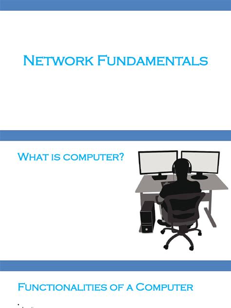 Network Fundamentals Lecture No 1 Pdf Computer Network Peer To Peer