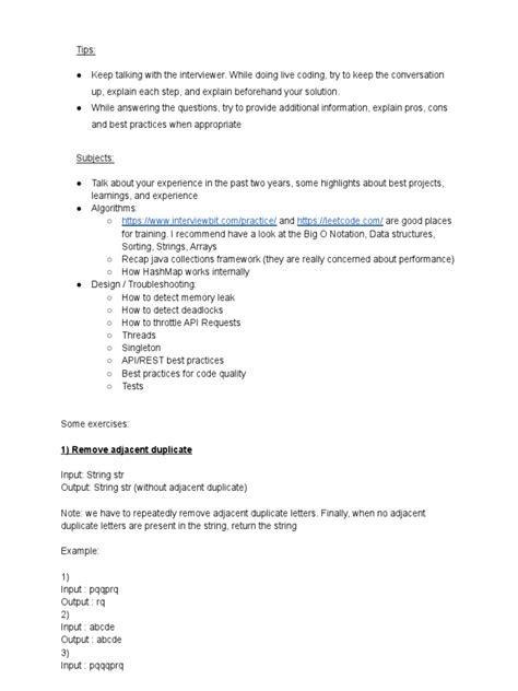 Preparing For A Software Engineering Interview Tips Subjects