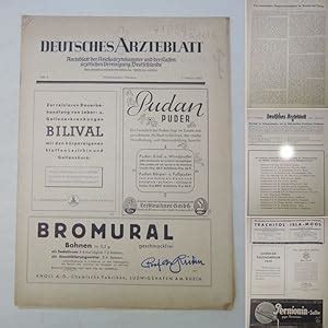 Deutsches Ärzteblatt. Amtsblatt der Reichsärztekammer und der Kassenärztlichen Vereinigung ...