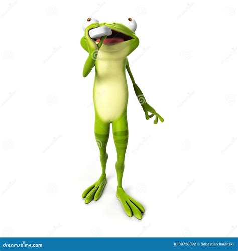 Funny Frog Character Stock Illustration Illustration Of Cartoon
