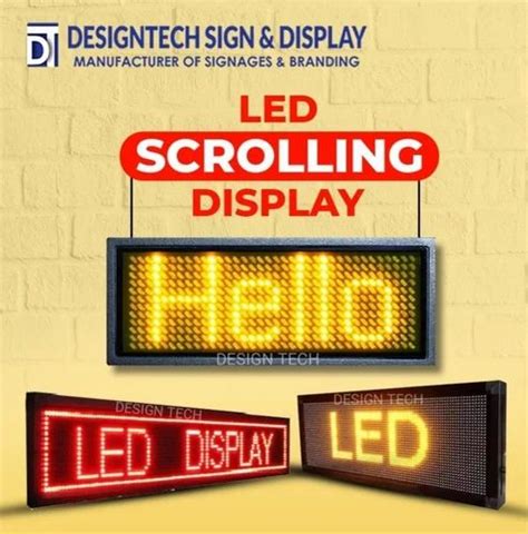 Scrolling Led Display At ₹ 1300 Square Feet Scrolling Led Display In Palghar Id 10918318948