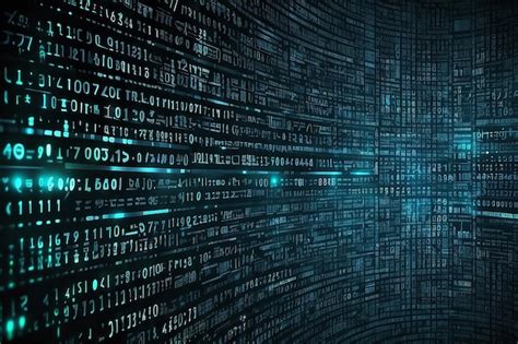 Premium Ai Image Binary Code Background Abstract Technology Digital