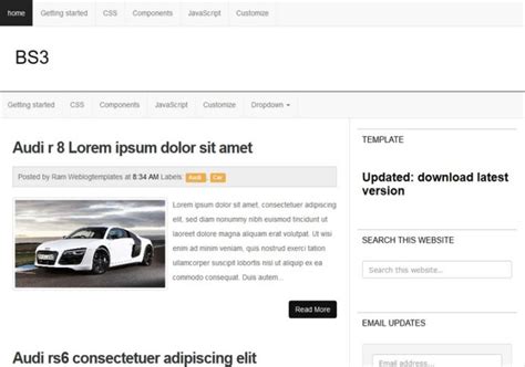 Bs3 Responsive Blogger Template 2014 Free Blogger Templates Download