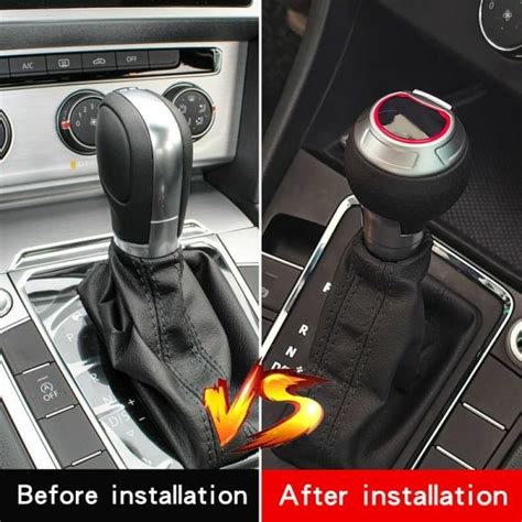 금속 Led 기어 시프트 노브 스틱 폭스바겐 Vw 폴로 투란 티구안 Mk2 파사트 B8 6 Cc 골프 7 자동 변속기 핸들 티몬