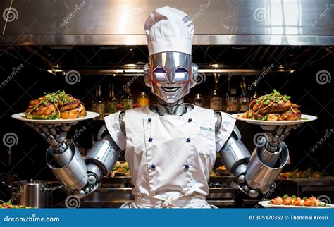 Redefining Culinary Excellence With The Chef Of The Future Stock Illustration Illustration Of