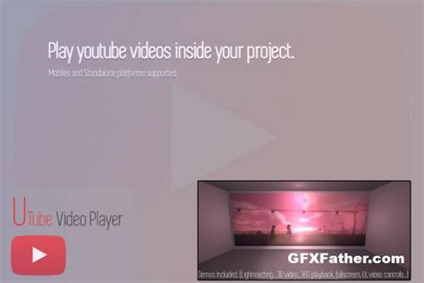 Unity Assets Youtube Video Player V88f Gfxfather