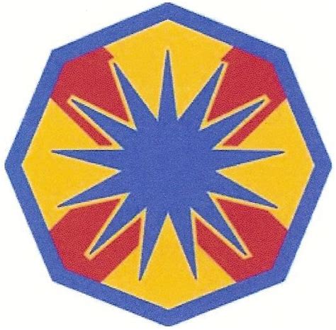 13th Corps Support Command Full Color Patch Saunders Military Insignia